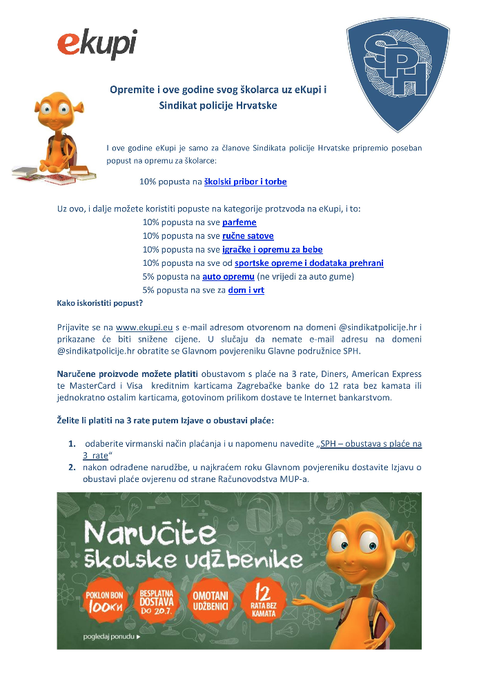 ekupi.eu - pogodnosti za članove SPH - SPH